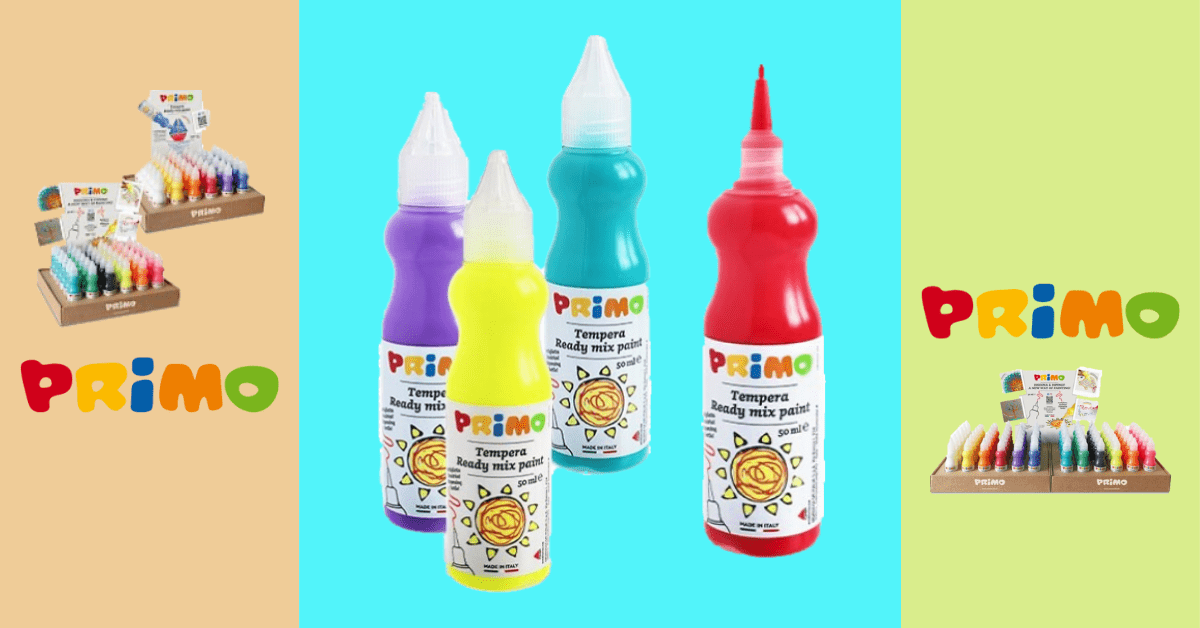 Ζωγραφική με τις νέες τέμπερες Primo - KidsHub